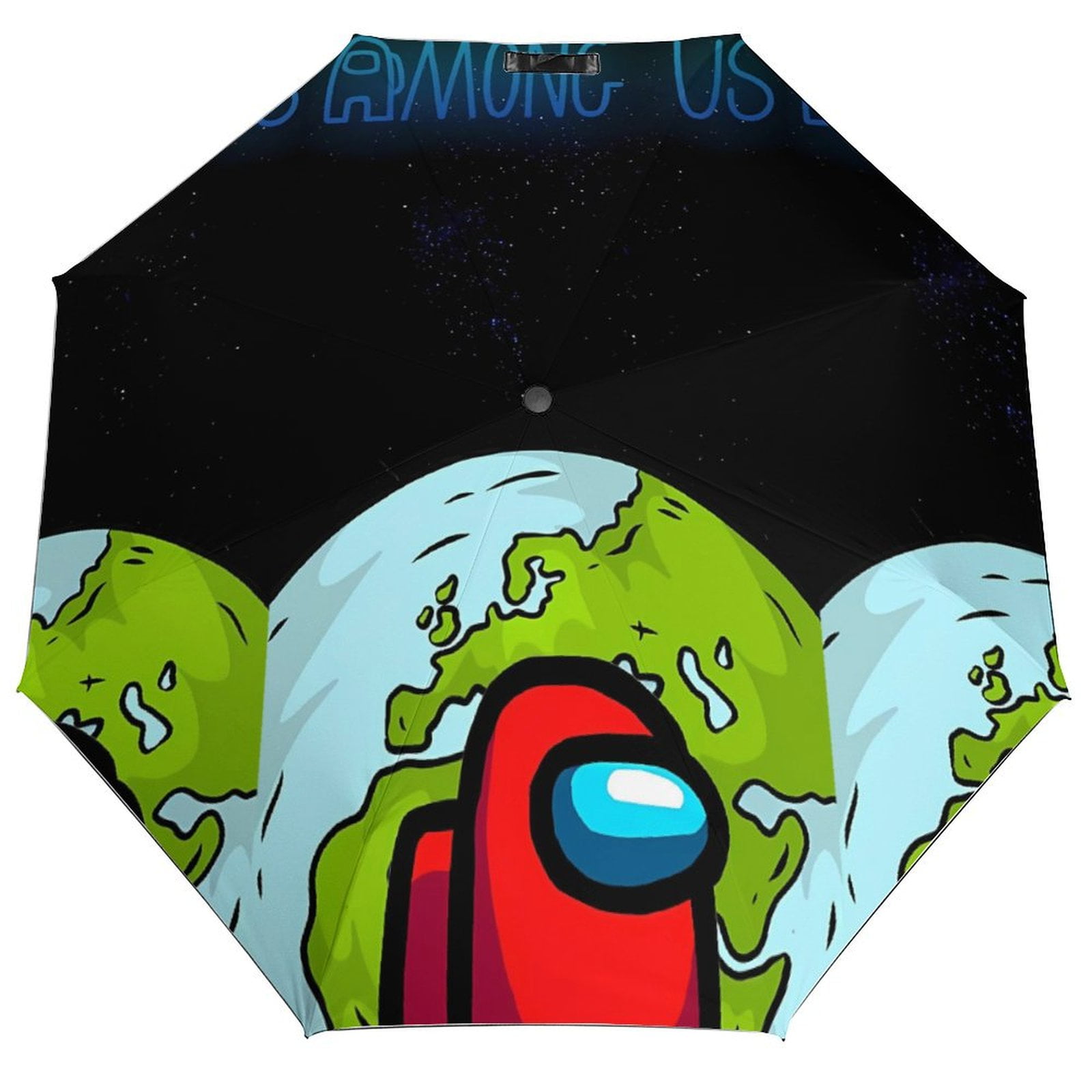 Among Us Sun umbrella Automatic Open/Close Sun Rain Travel Umbrella UV ...