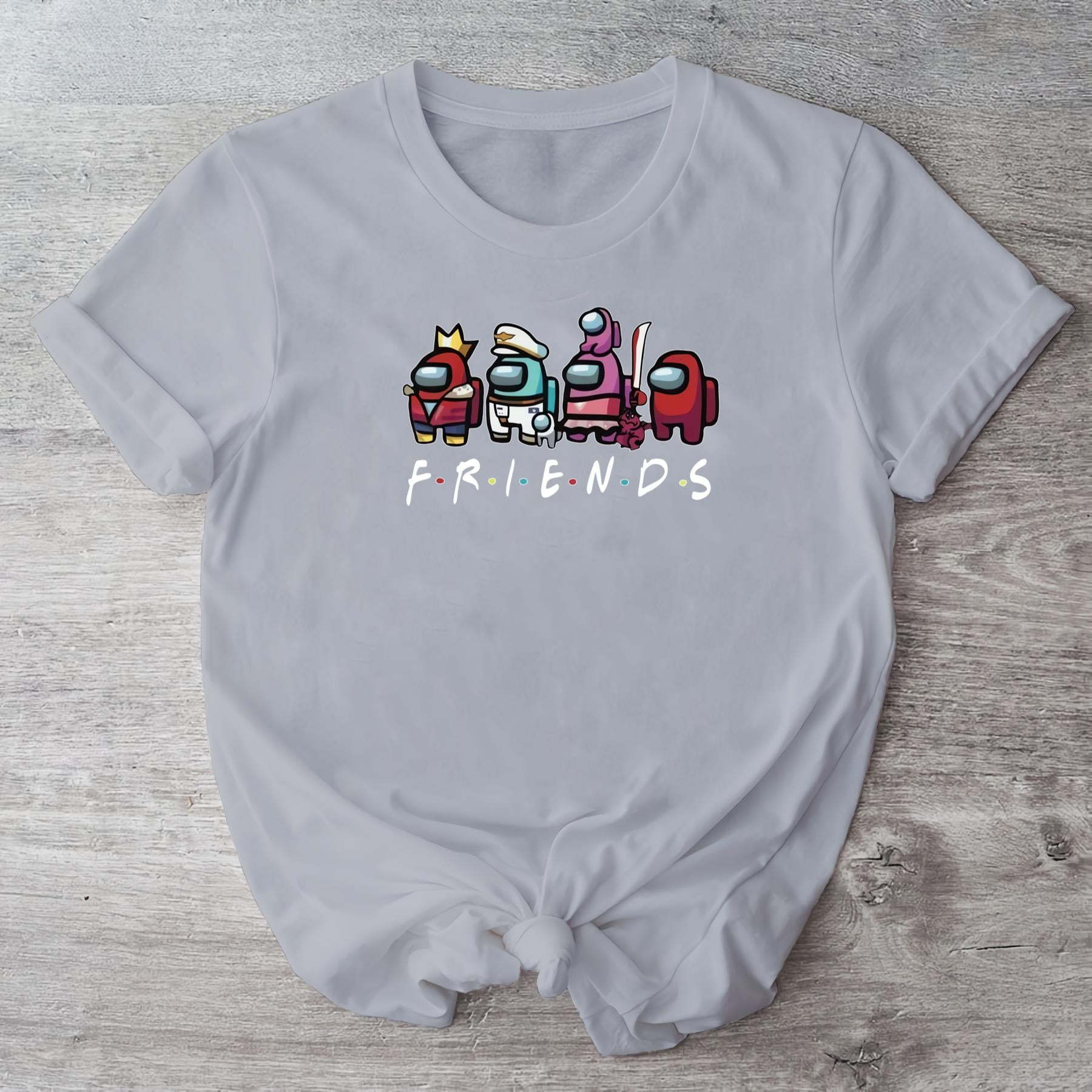 Among Us T-Shirt Character T Shirt Gamer Kids Gaming Impostor Tee ...