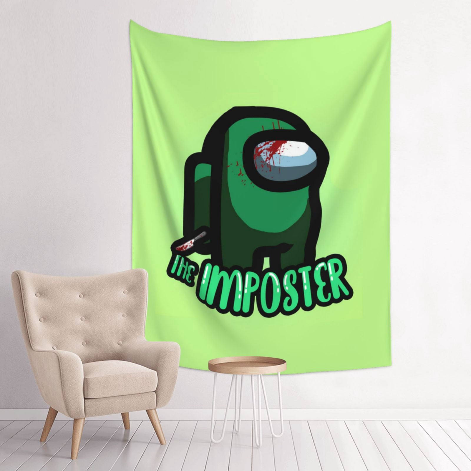 Among Us Tapestry Anime Poster Large Background Wall Art Bedroom Wall ...