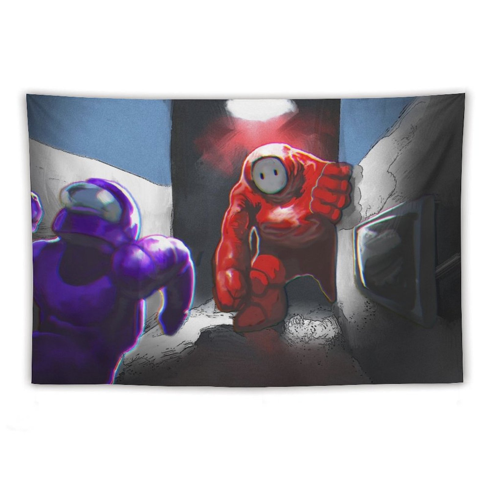 Among Us Tapestry Gift Wall Hanging Backdrop for Room Bedroom Girls ...
