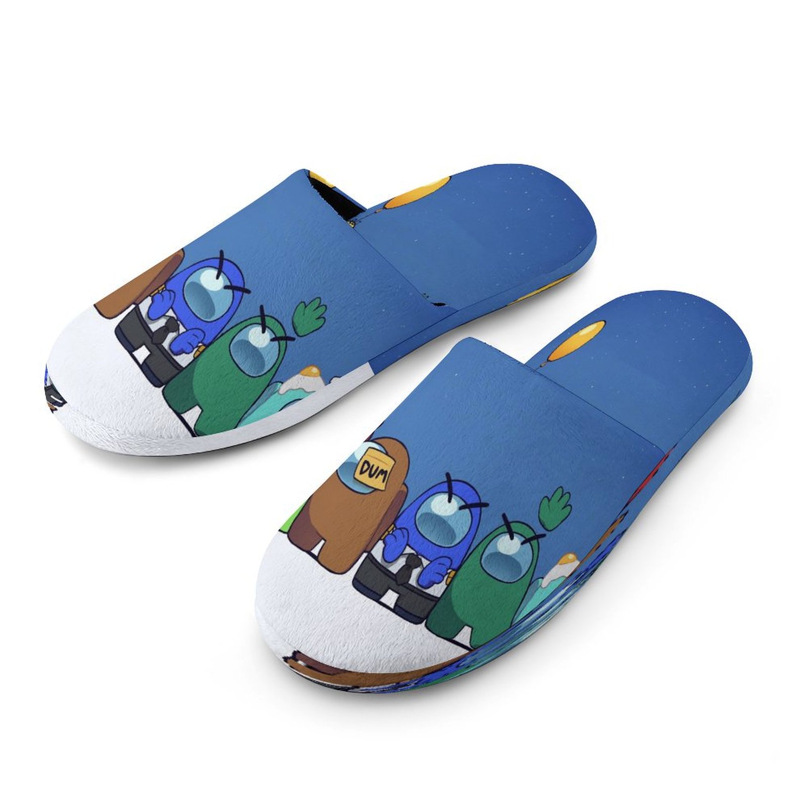 Among Us They are a great team Slippers for Mens Unisex Cozy Memory ...