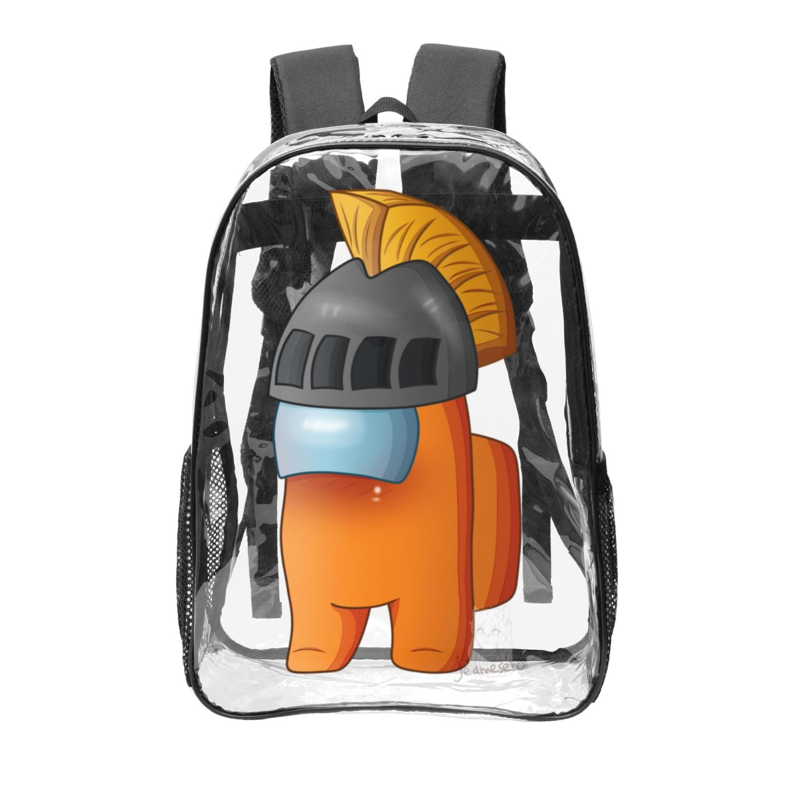 Among_Us Transparent Backpack Fashion Travel Backpack Laptop Backpack ...
