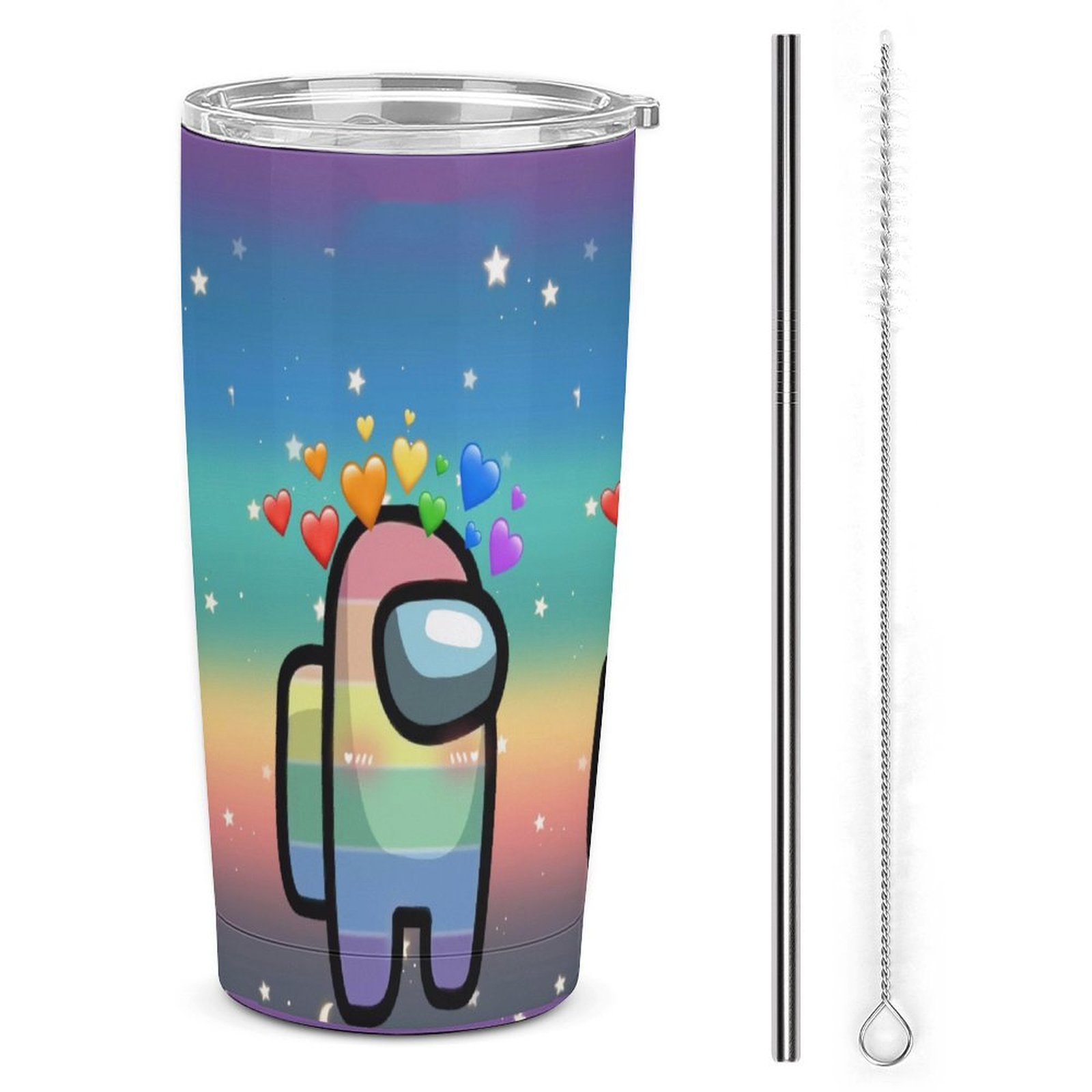 Among Us Travel Coffee Mug Travel Tumbler Cup 20 OZ Tumbler Stainless ...