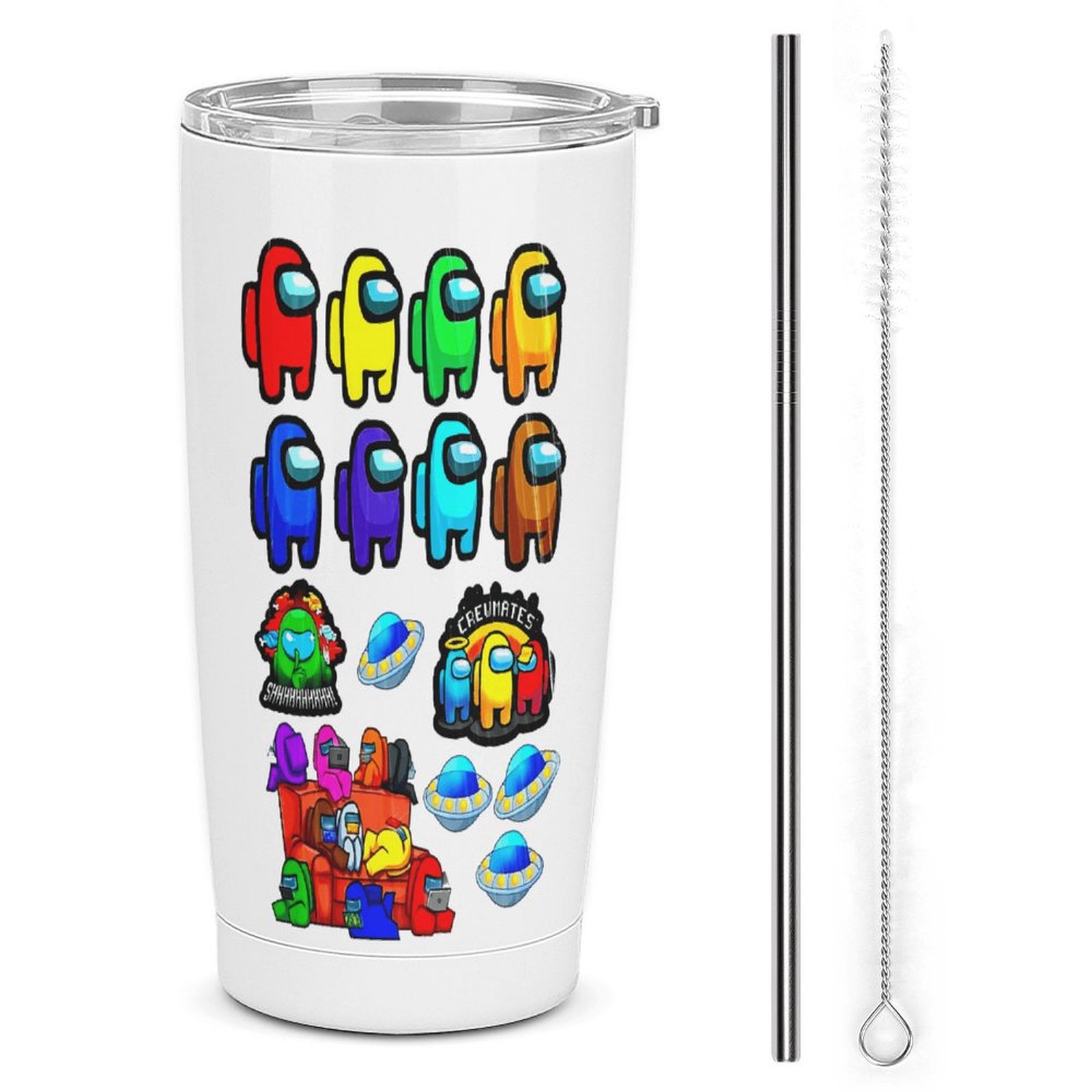 Among Us Travel Coffee Mug Travel Tumbler Cup 20 OZ Tumbler Stainless ...