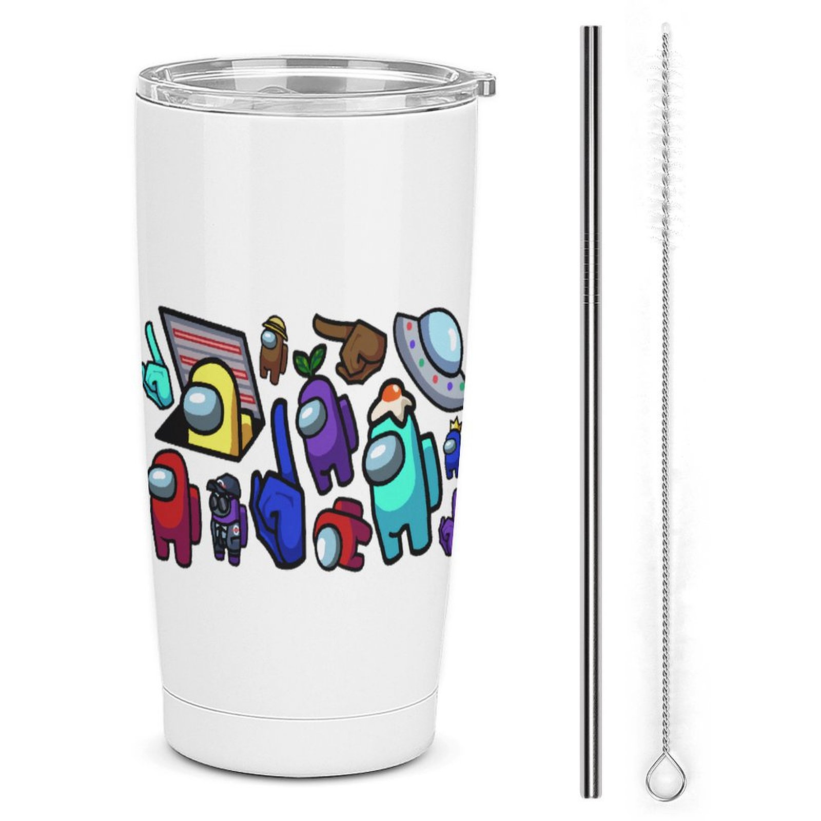 Among Us Travel Coffee Mug Travel Tumbler Cup 20 OZ Tumbler Stainless ...