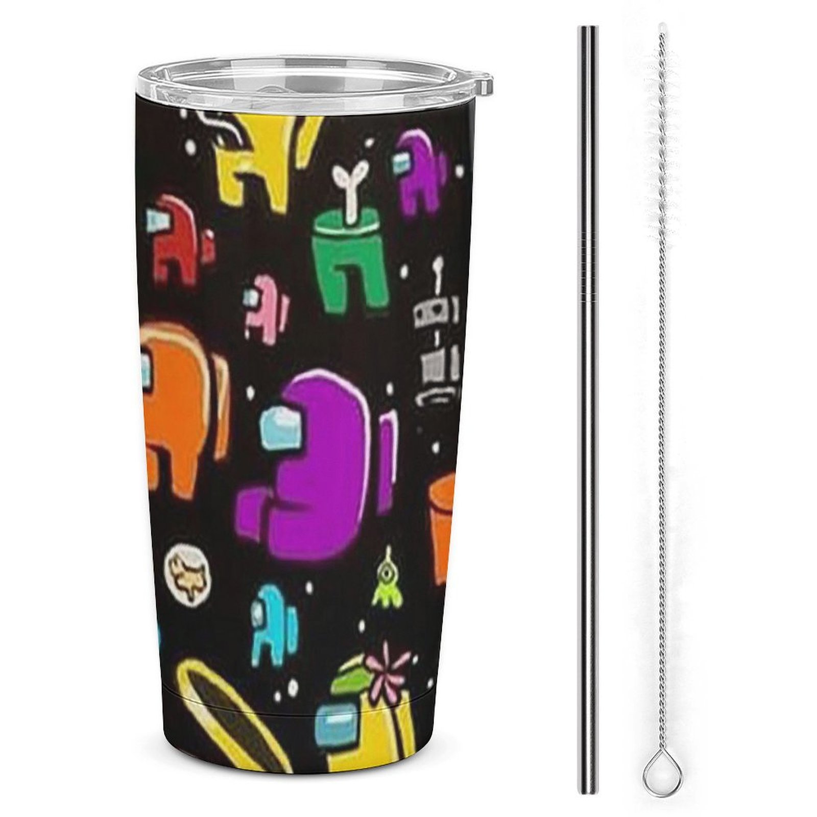 Among Us Travel Coffee Mug Travel Tumbler Cup 20 OZ Tumbler Stainless ...