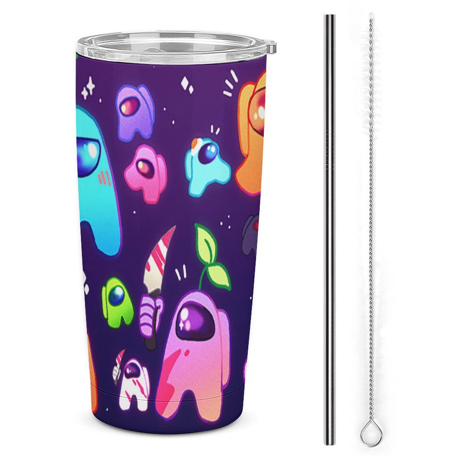 Among Us Travel Coffee Mug Travel Tumbler Cup 20 OZ Tumbler Stainless ...