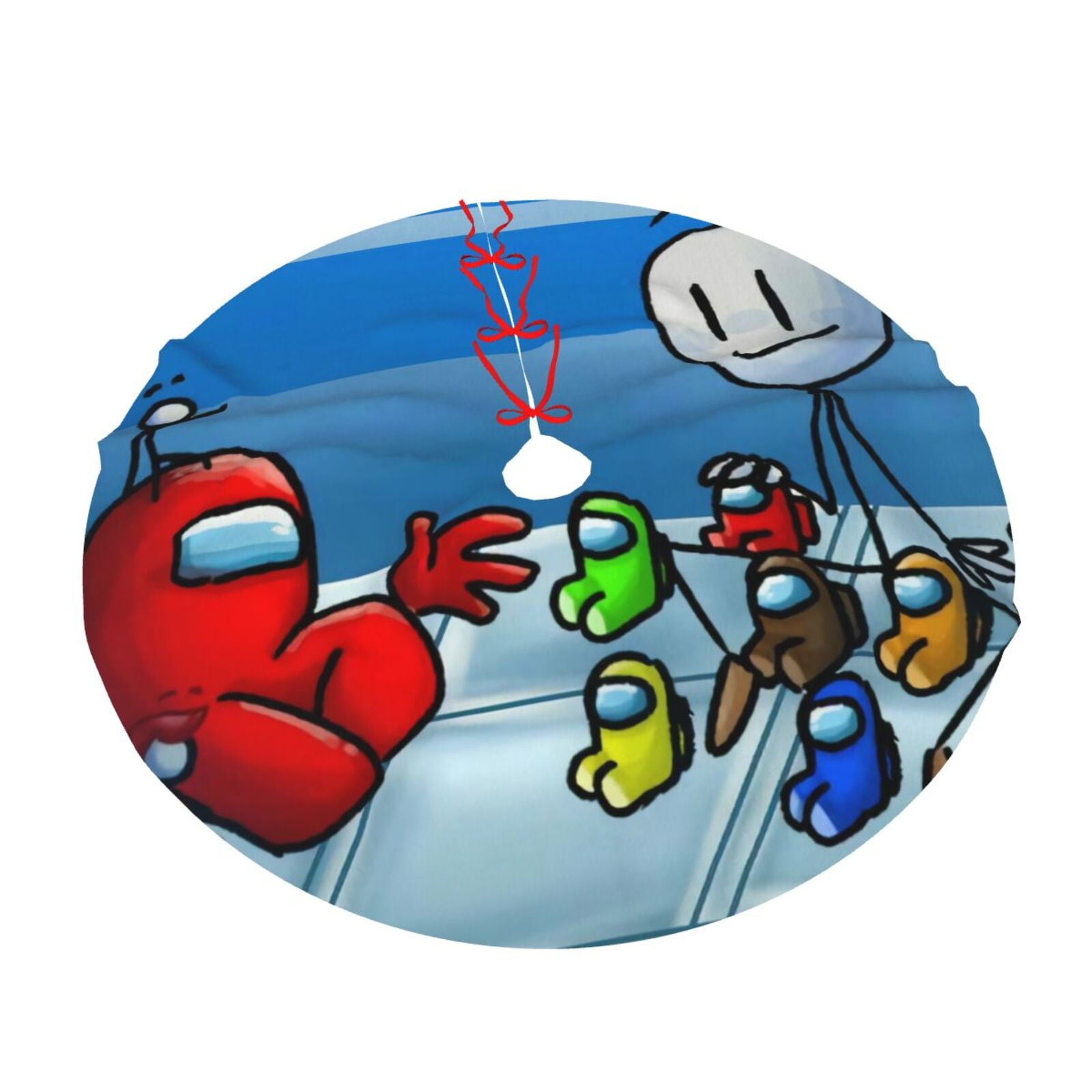 Among Us Tree Skirt,Among Us Christmas Tree Skirt,Soft and Funny Merry ...