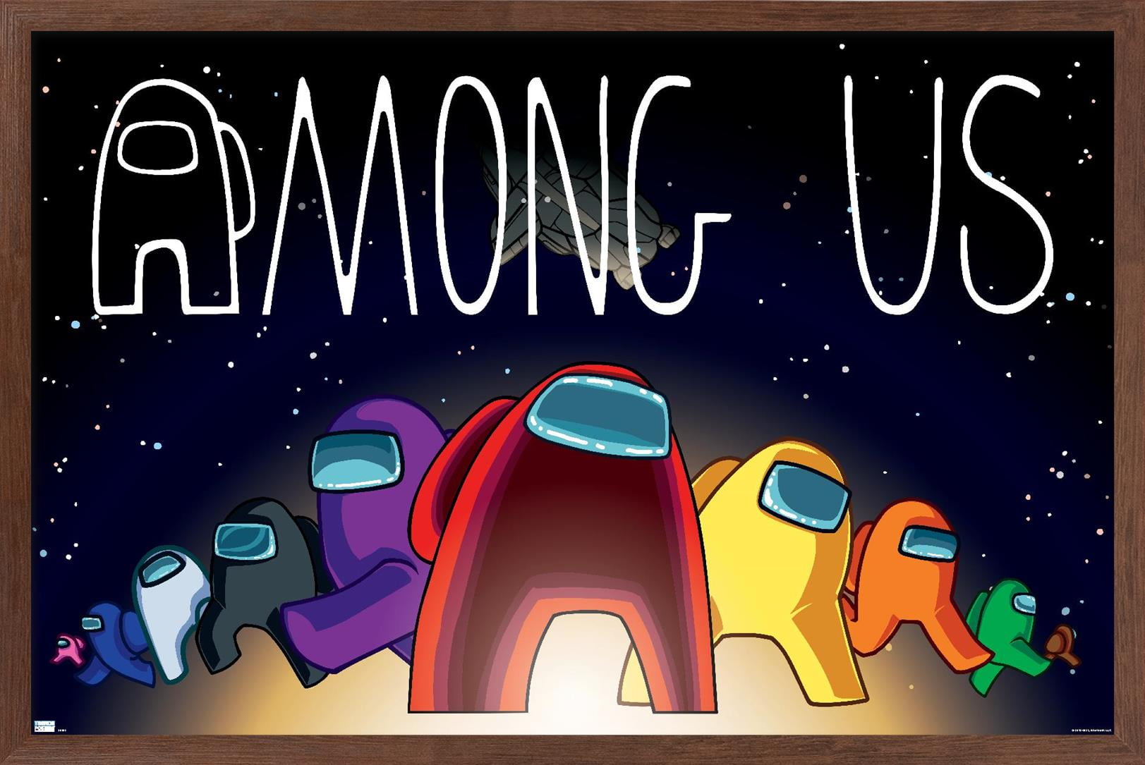 Among Us - Universe Wall Poster, 14.725" x 22.375", Framed - Walmart.com