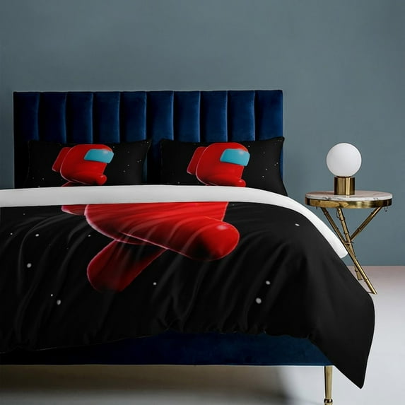 Among Us Wallpapers Bed Sheets for Kids Boys Girls Bedding,Duvet Cover ...