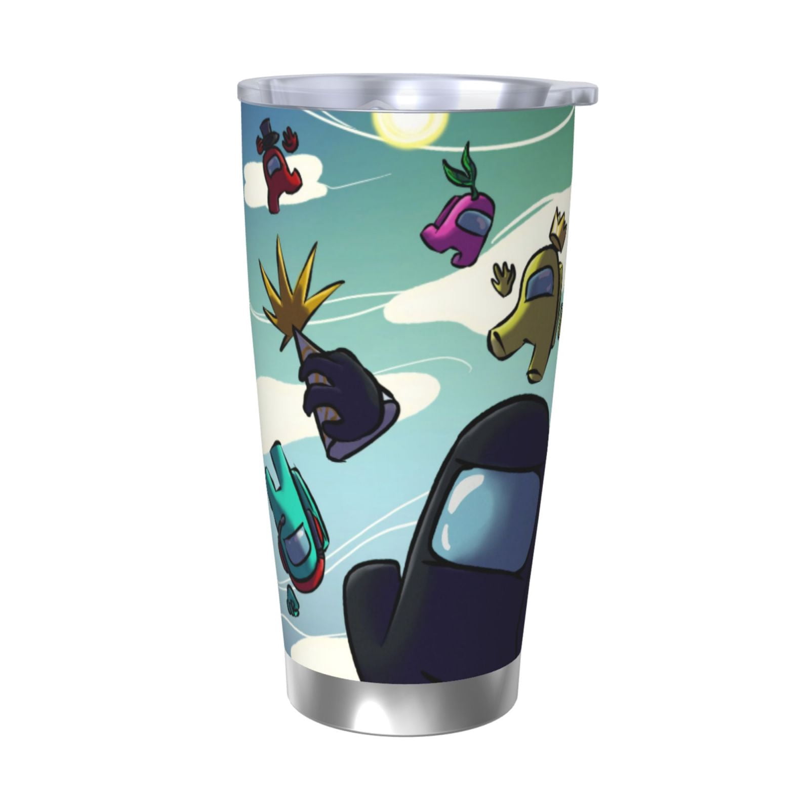 Among Us Water Bottle,Insulated Travel Coffee Mug,Stainless Steel ...