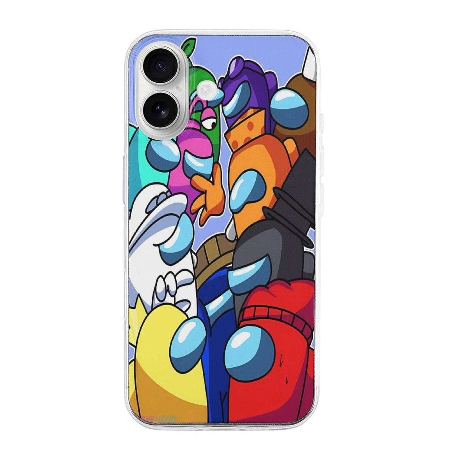 Among Us iPhone 16 Case Non-Slip Anti-Scratch iPhone 16 Pro Case Soft ...
