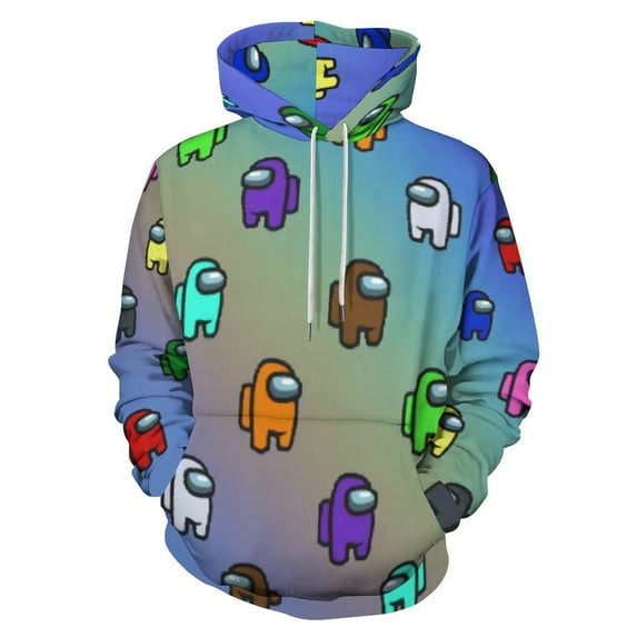 Among Us88 Graphic Unisex 3D Print Casual Pullover Hooded Novetly Hip ...