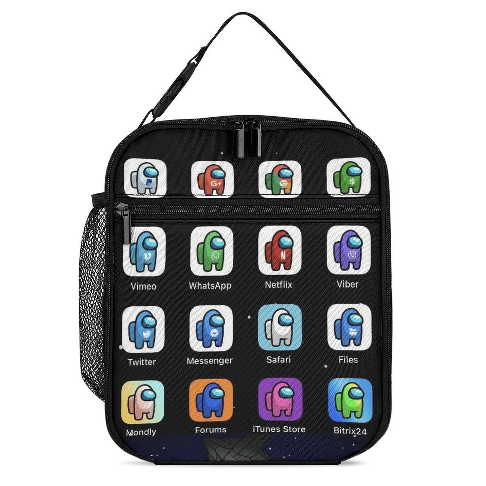 Among Us9 Insulated Lunch Boxes for Women Man, Portable Reusable Lunch ...