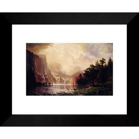 Among the Sierra Nevada Mountains, California 20x24 Framed Art Print by ...