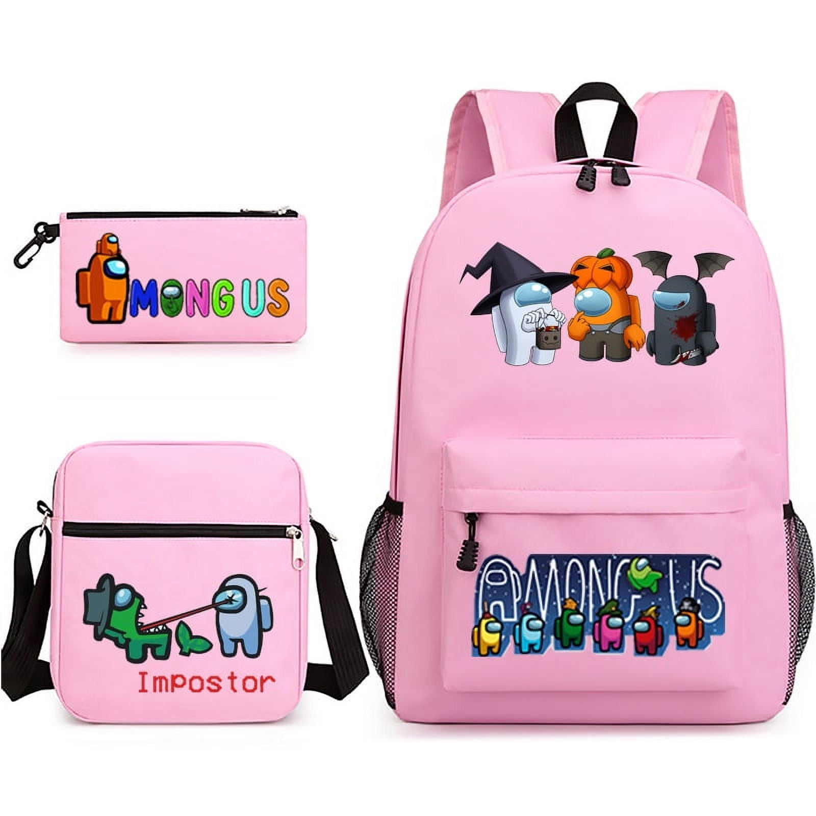 Among u-s Anime Backpacks Cartoon Laptop Backpack Daypack 3D Printed ...