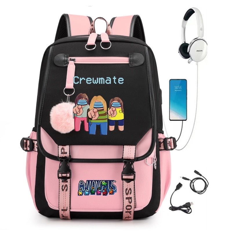 Among-us Anime Backpack For Women Men, Fashion Daypack, Classic High ...