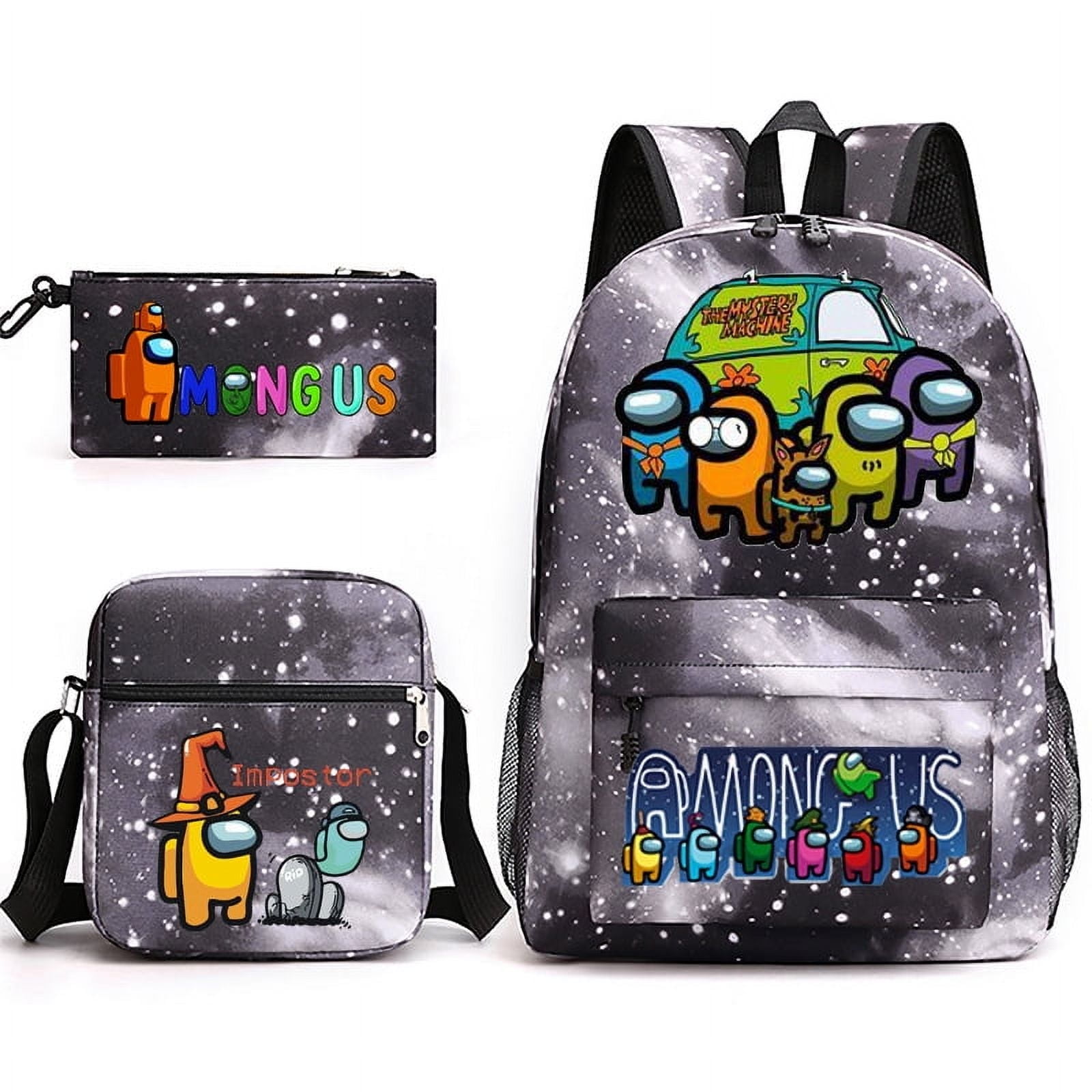 Among-us Anime Backpack Set 3 Pieces Shoulder Bag and Pencil Case for ...