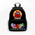 Among us Backpack 3D Printed Cartoon Backpack for Teens-School Bookbag ...