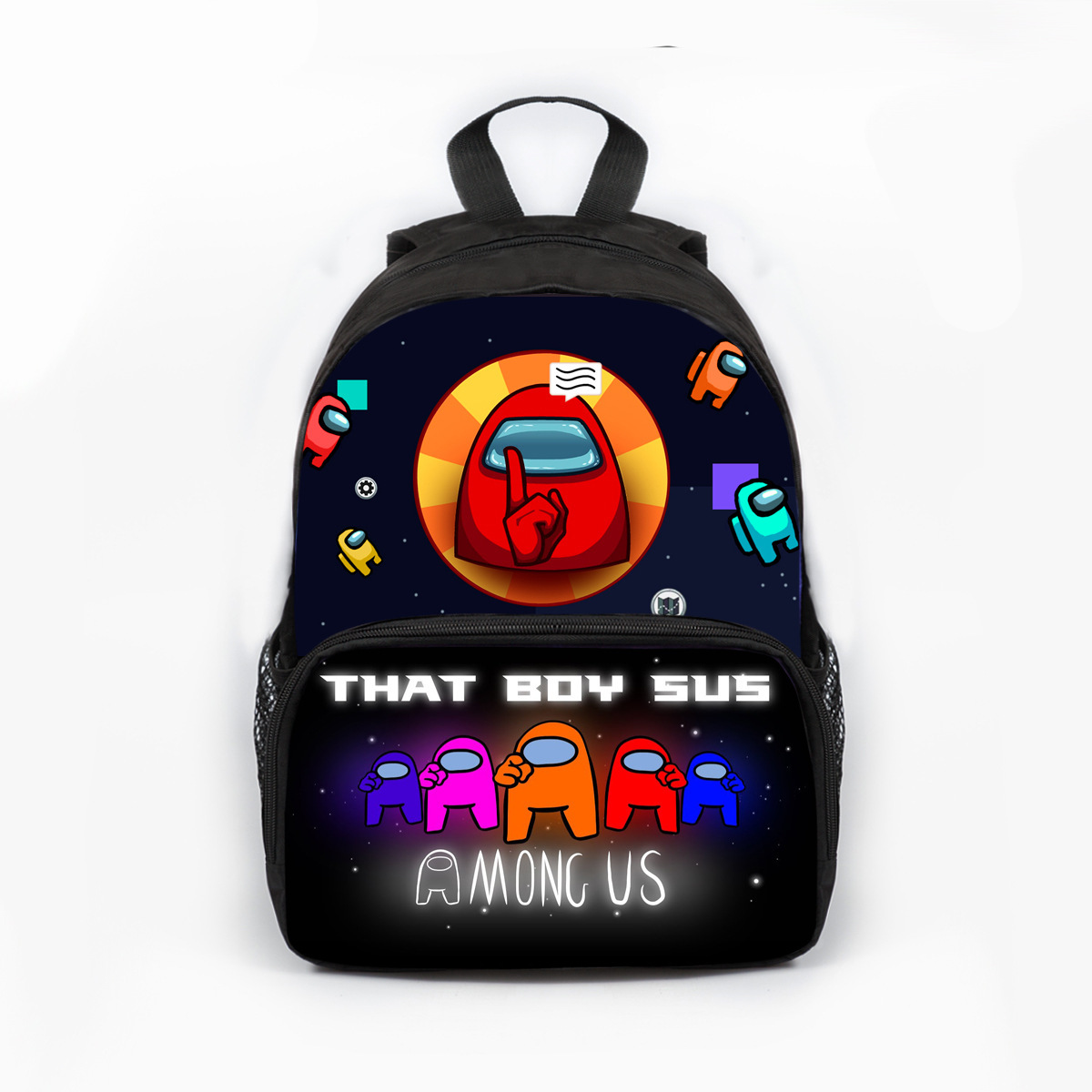 Among us Backpack 3D Printed Cartoon Backpack for Teens-School Bookbag ...