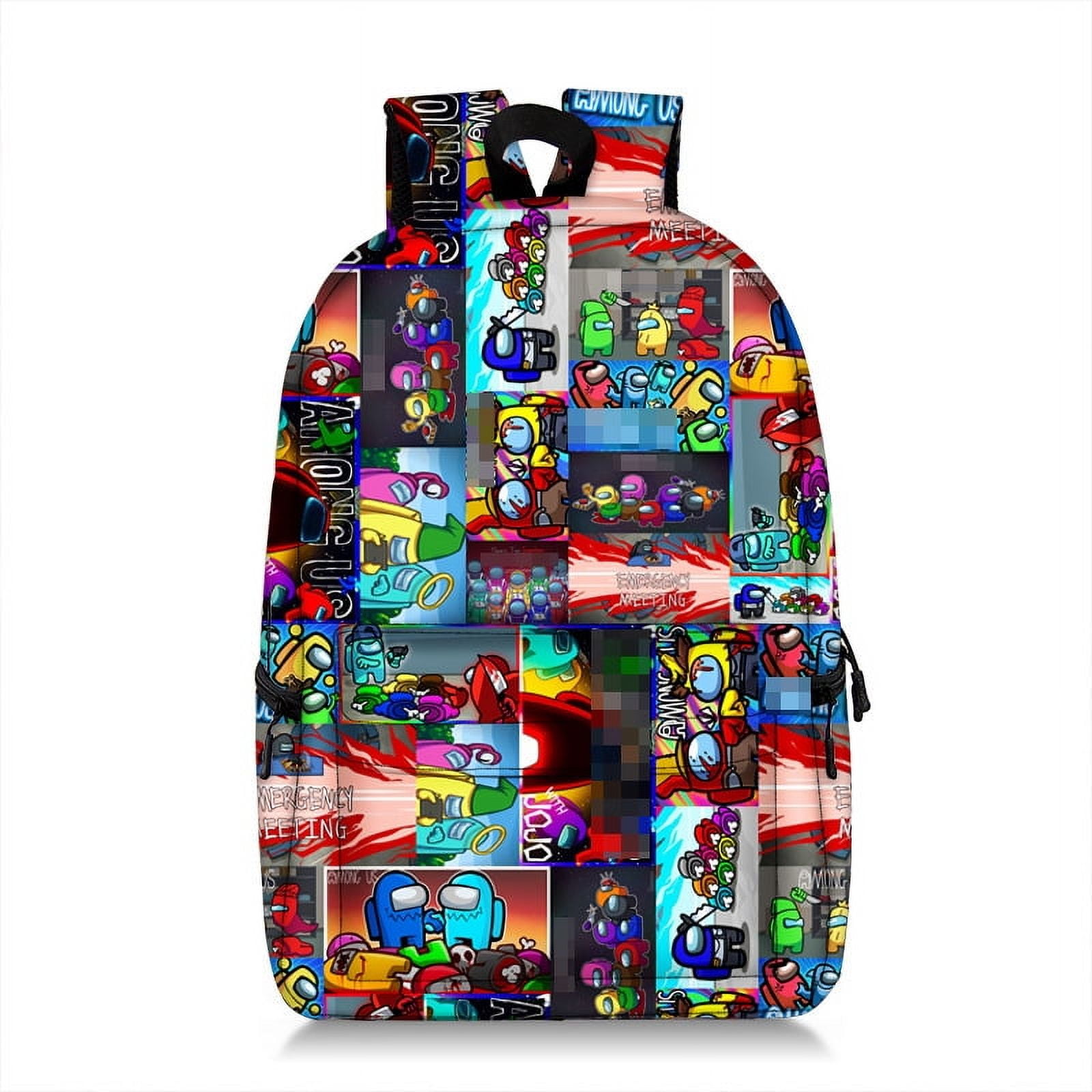 Among-us Backpacks Cartoon Backpack 3D Printed Laptop Bag Shoulder ...