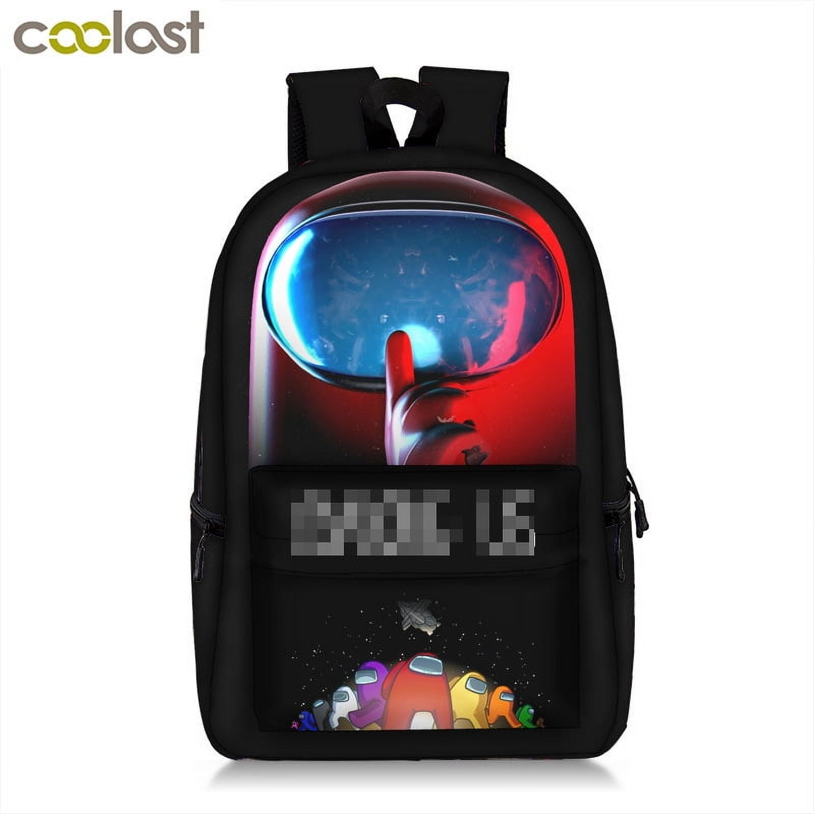 Among-us Backpacks Cartoon Backpack 3D Printed Laptop Bag Shoulder ...