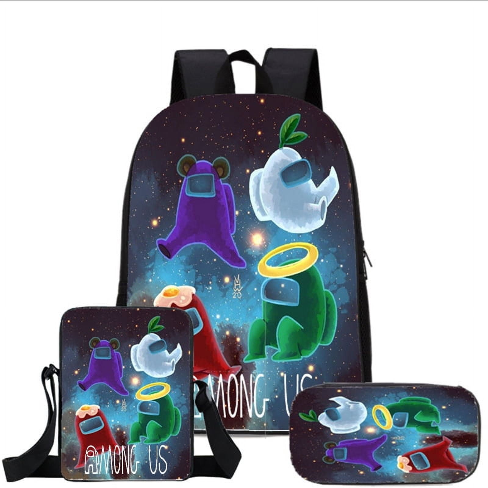 Among us Games Anime Bpack Three-piece Backpack - Walmart.com