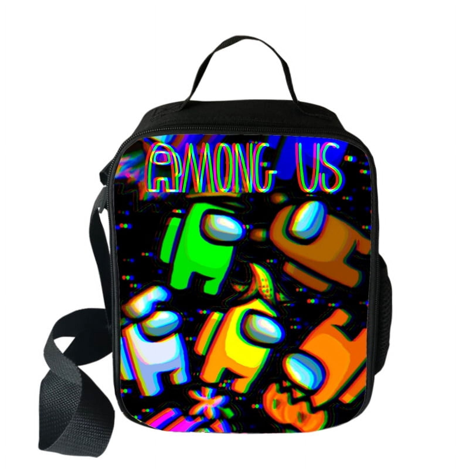 Among-us Lunch Bag Portable Cute Stitch Lunch Box Insulated Handbag ...