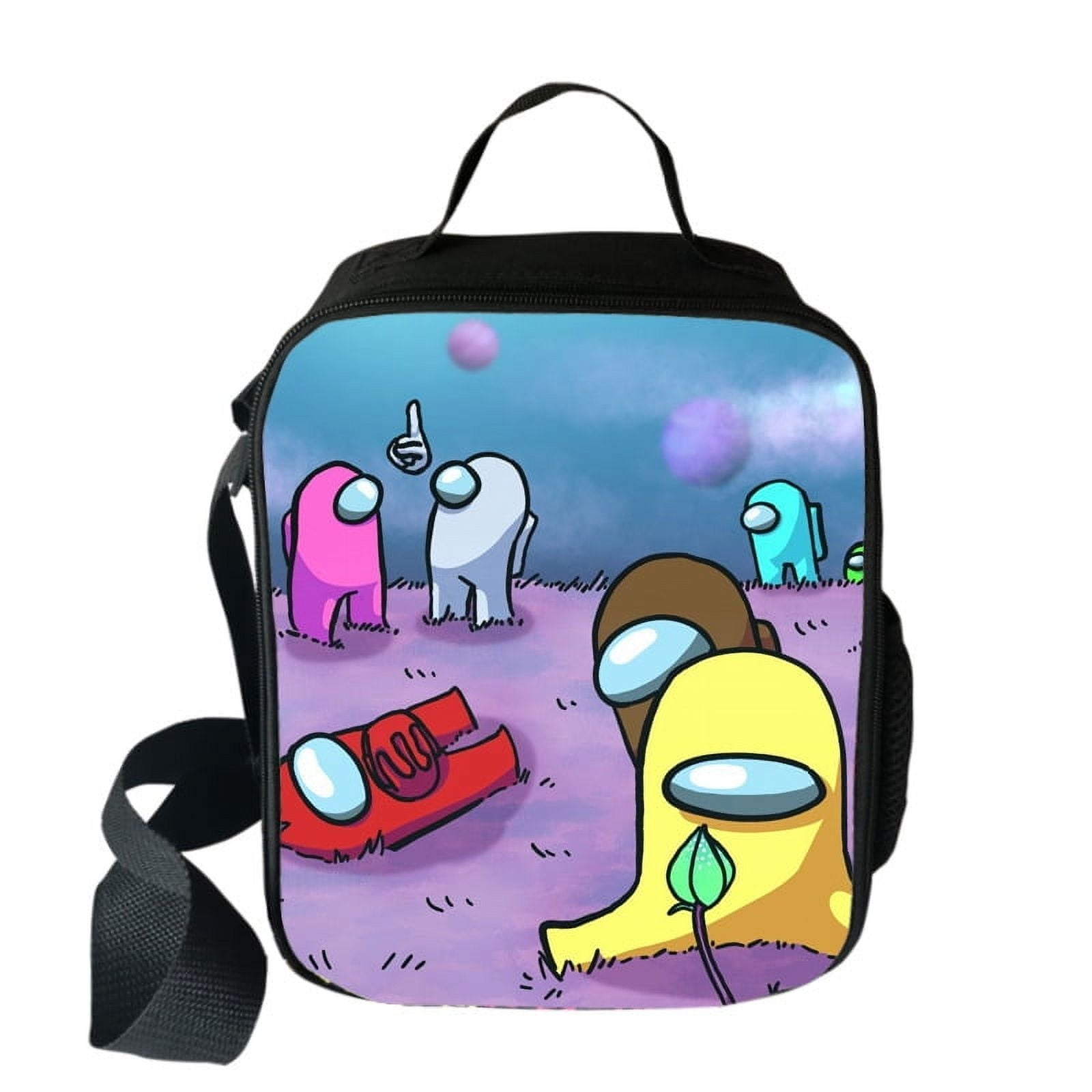 Among-us Lunch Bag Portable Cute Stitch Lunch Box Insulated Handbag ...