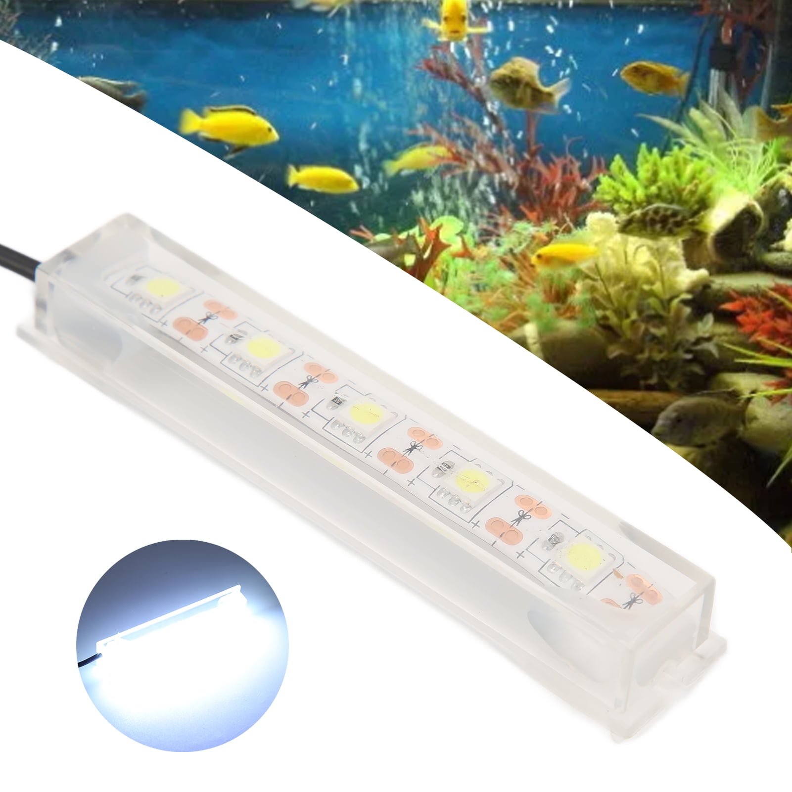 Amonsee Aquarium Light, Fish Tank USB Light LED Light USB White Light ...