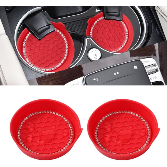 Amooca Car Cup Coaster Universal Automotive Waterproof Non-Slip Cup ...