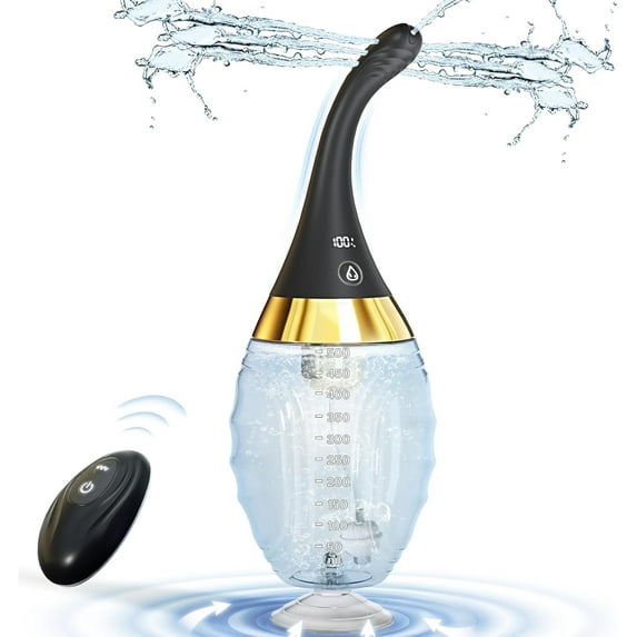 amoochoo Anal Enema Douche, Anti-Backflow, Bendable Nozzles, Suction ...