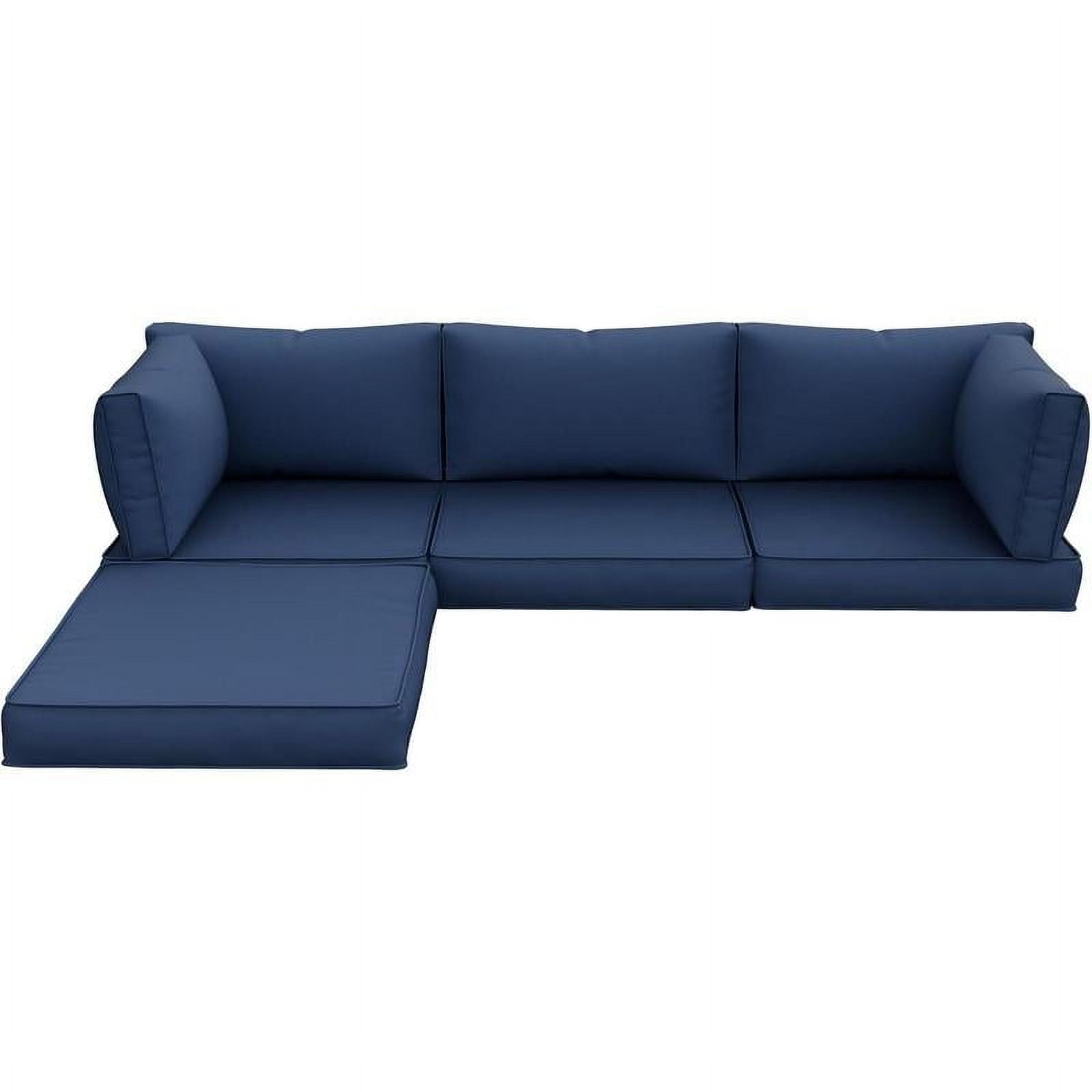 Amopatio Replacement Outdoor Cushions for 4-Seat Patio Furniture ...