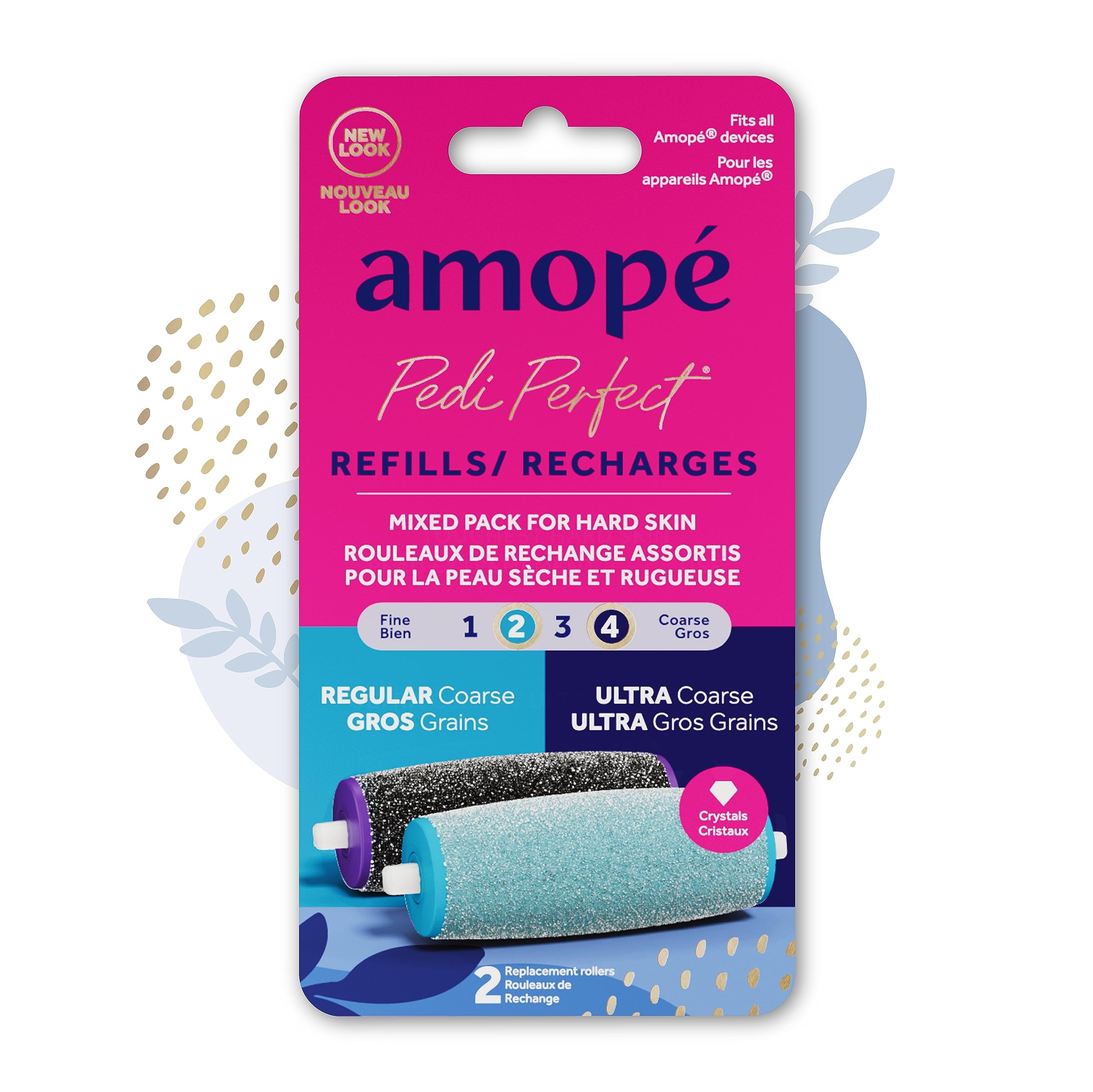 Amope Pedi Perfect Electric Callus Remover Foot File Roller Head ...