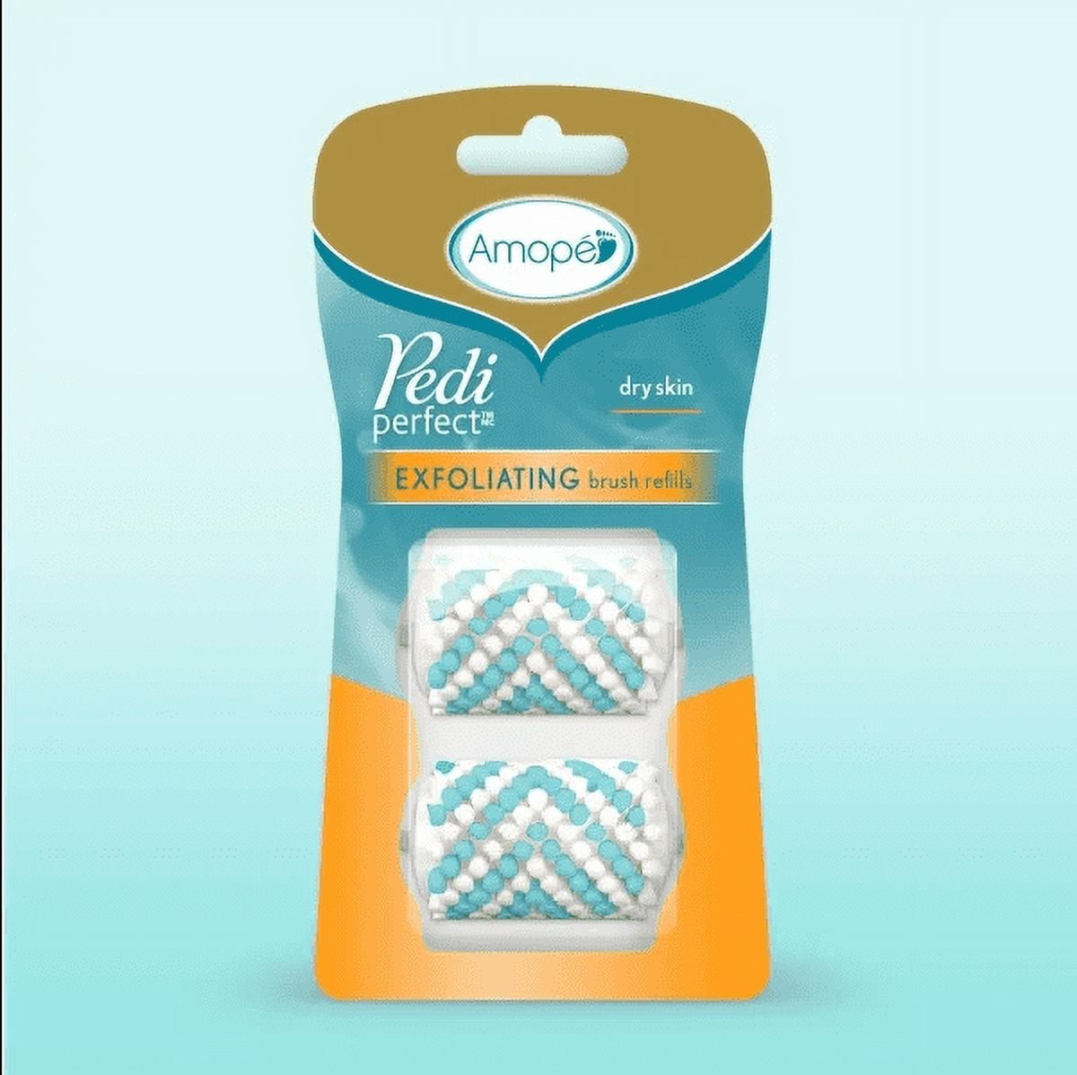 Amope Pedi Perfect Electronic Foot File Exfoliating Brush Refills (2 ...