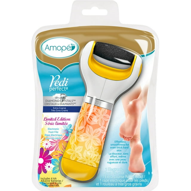 Amope Pedi Perfect Electronic Foot File, Extra Coarse, Limited Edition ...