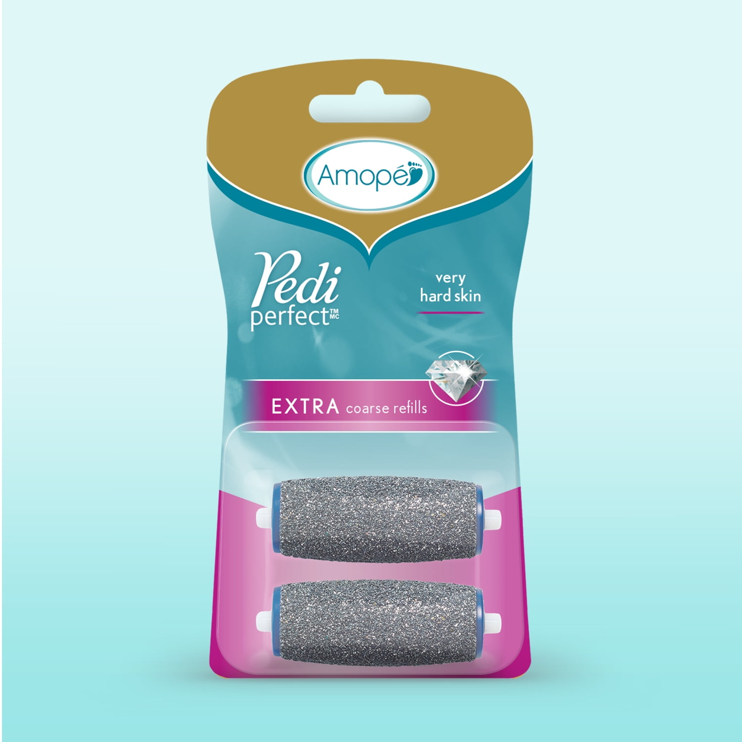Amope Pedi Perfect Electronic Foot File Refills, Extra Coarse (Pack of ...