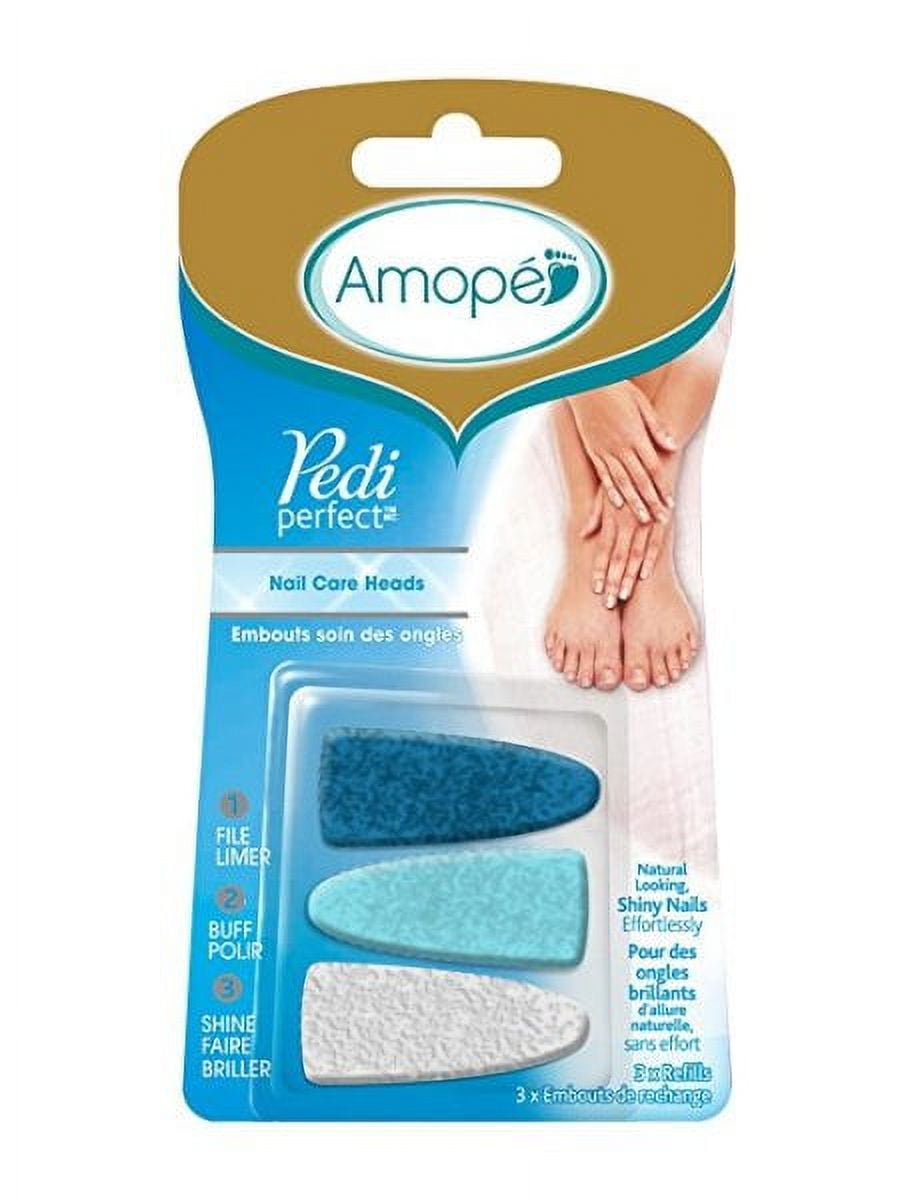 Amope Pedi Perfect Electronic Pedicure Tools, Nail File Refills Set ...
