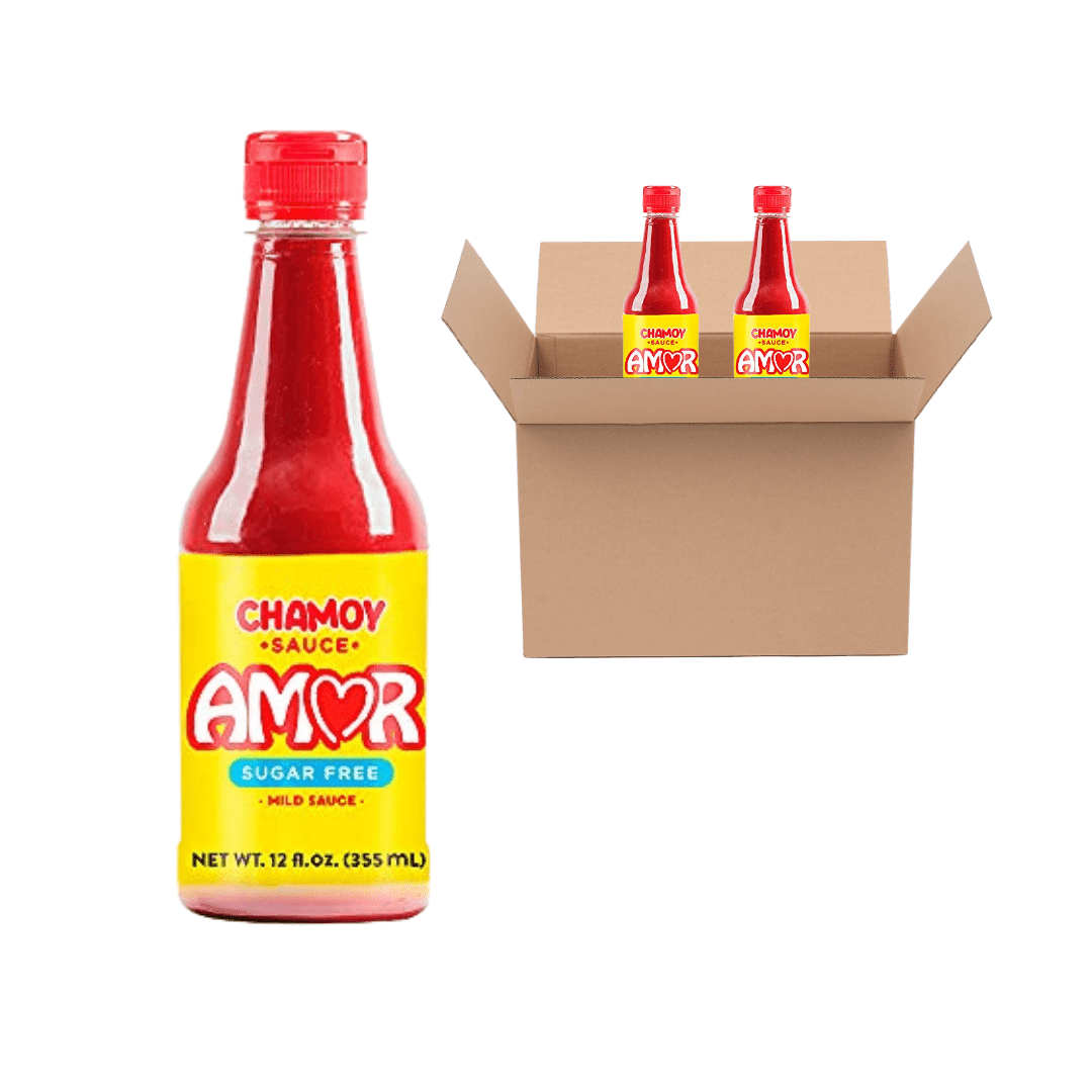 Amor Chamoy Sauce, Tangy Citrus with Smooth Dried Chilis, 24 oz (Pack ...
