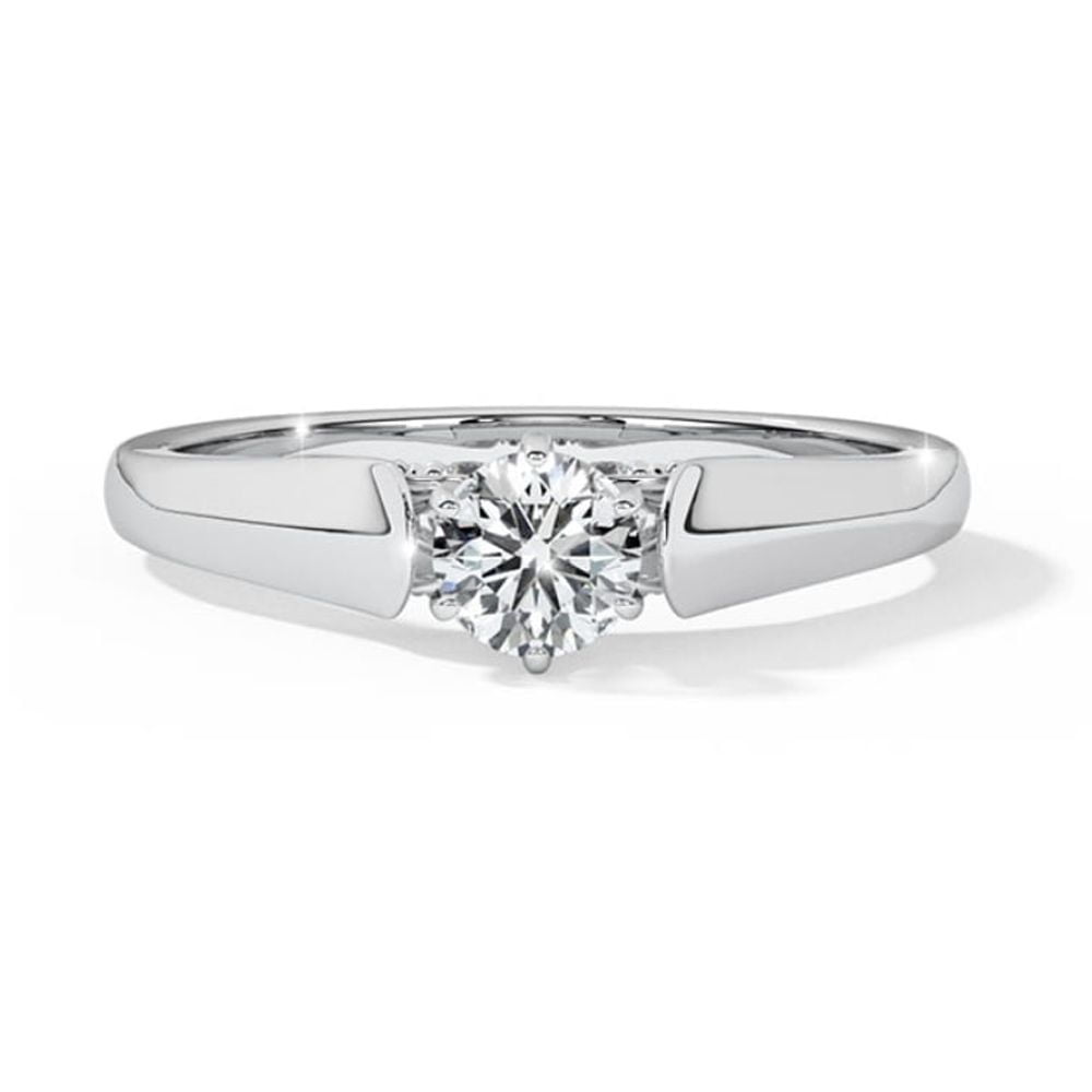 Amor Jewel 1.4 Ct Lab Created Round Cut Diamond Engagement Ring - 14K ...