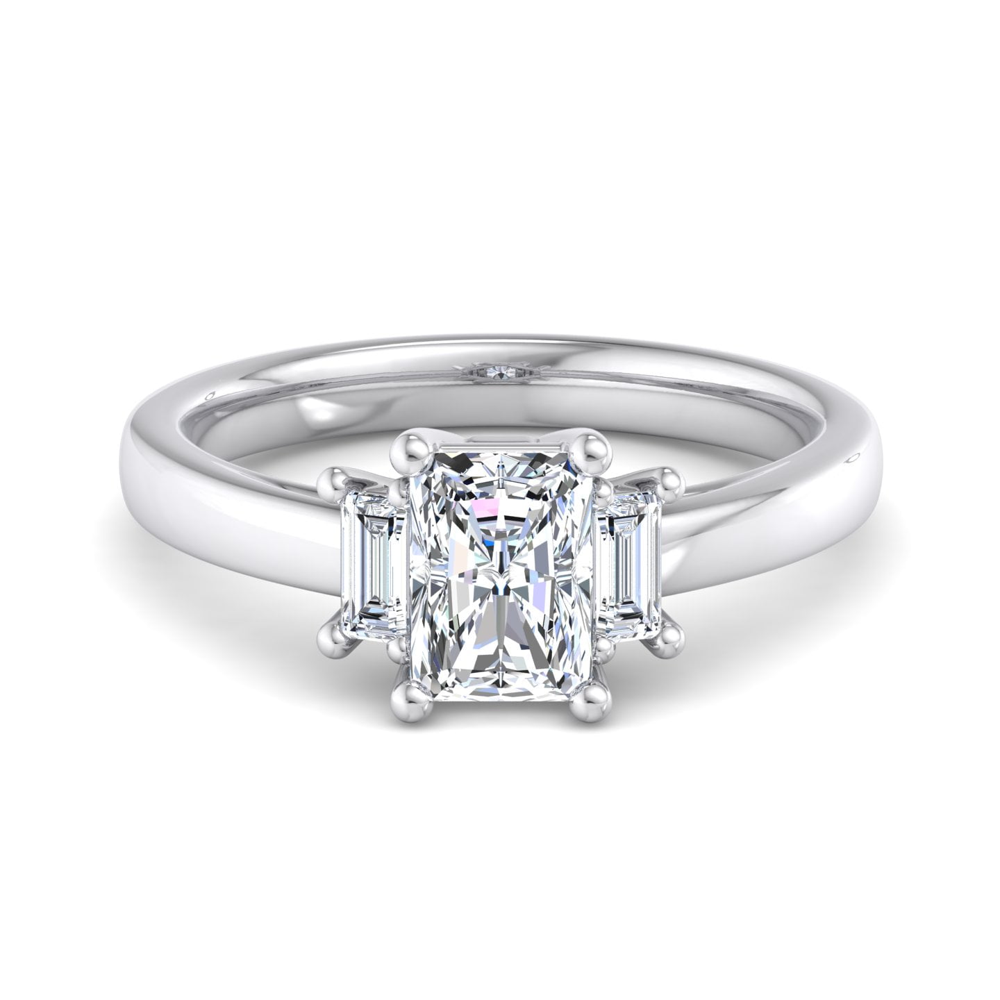 Amor Jewel 1.49 Ct Radiant Cut Diamond Engagement Ring - Beautifully ...
