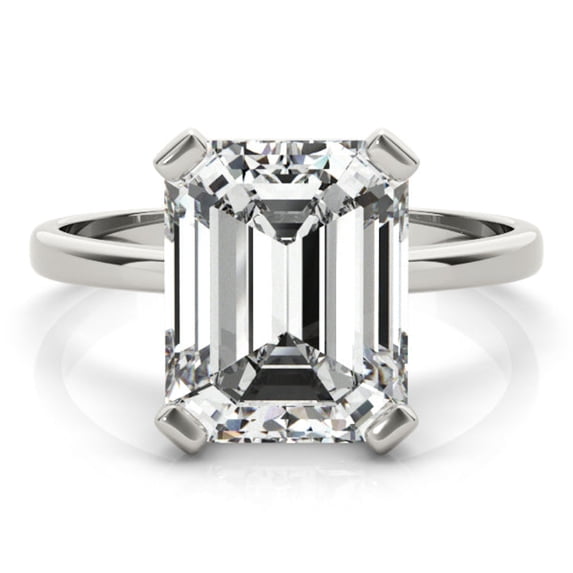 Amor Jewel 1.5 Ct Emerald Cut Lab Created Simulated Diamond Ring - 14K ...