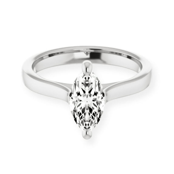 Amor Jewel 1.7 Ct Marquise Cut Diamond Ring for Women's - 14K White ...