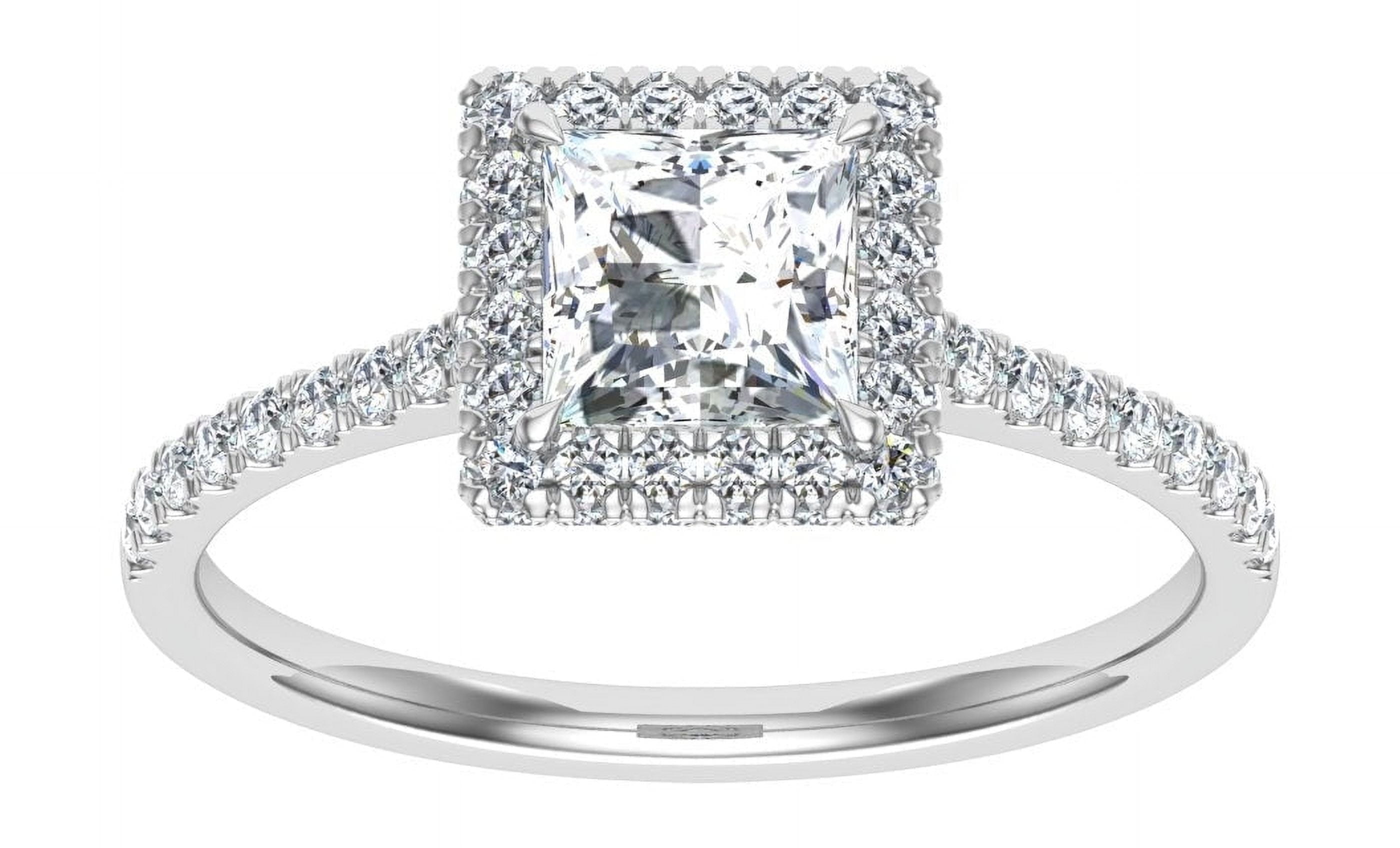 Amor Jewel 14K White Gold Plated 1.7 Ct Lab Created Diamond Ring ...