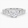 Amor Jewel 14K White Gold Plated Rings - 2 Ct Cushion Cut Diamond Rings ...