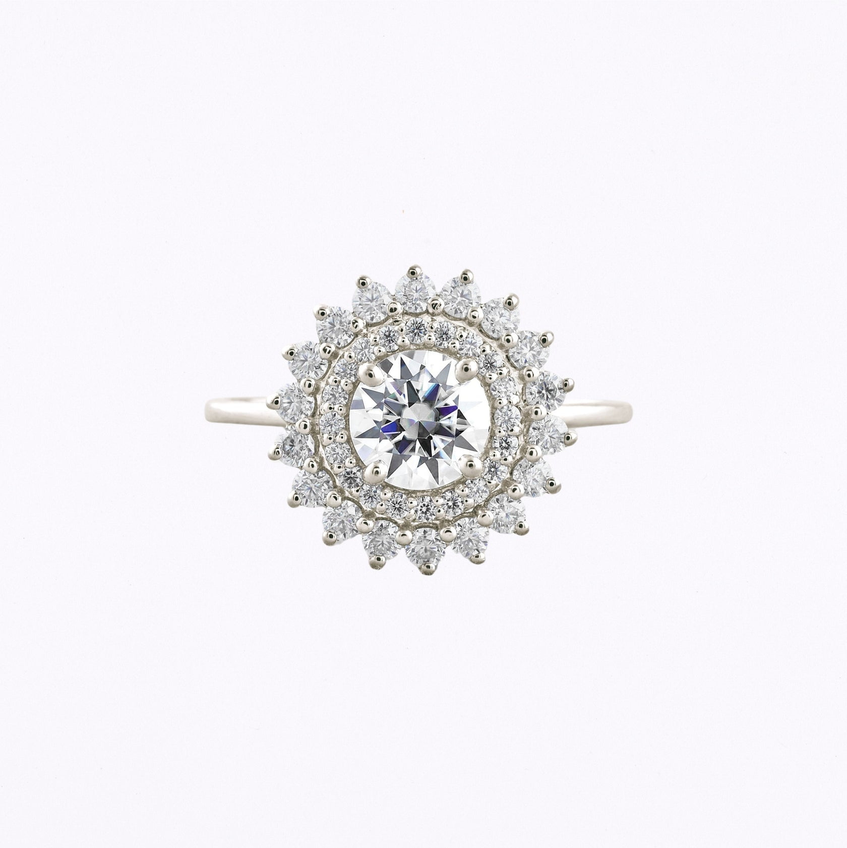 Amor Jewel 2.3 Ct Round Cut Lab Simulated Diamond Ring – 14K White Gold ...