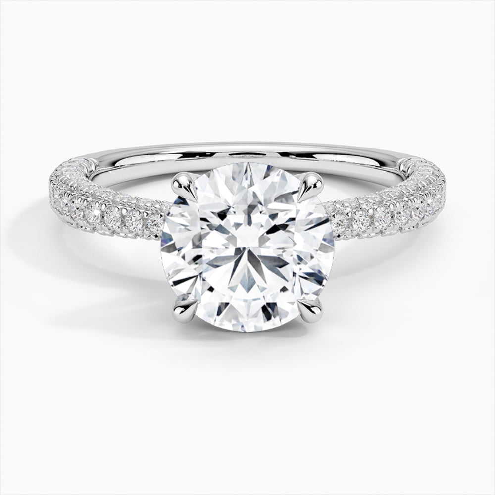 Amor Jewel Brilliant 1.9 Ct Round Cut Lab Created Diamond Ring - 14K ...