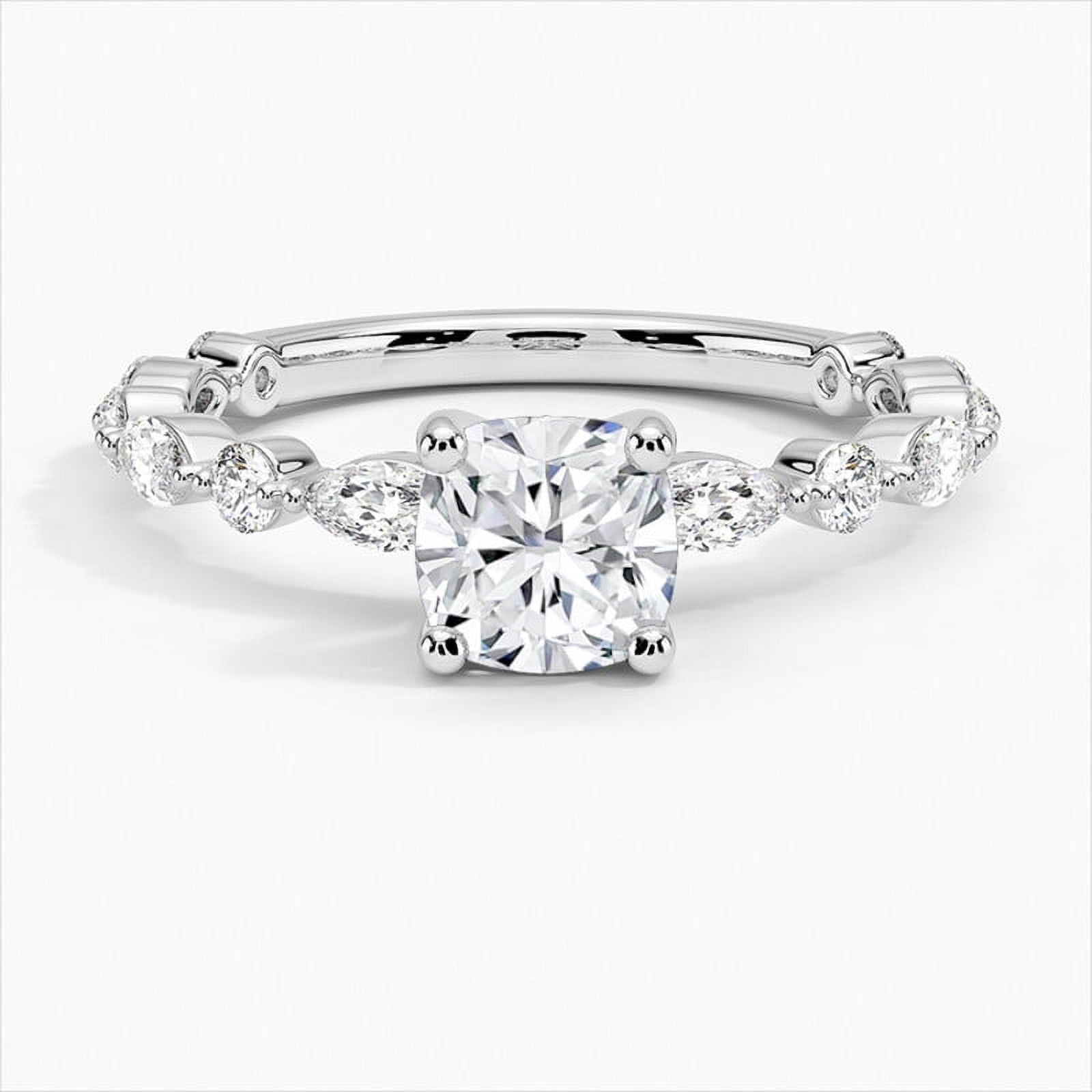Amor Jewel Cushion Cut Excellent 2.1 Ct Diamond Ring For Women's ...
