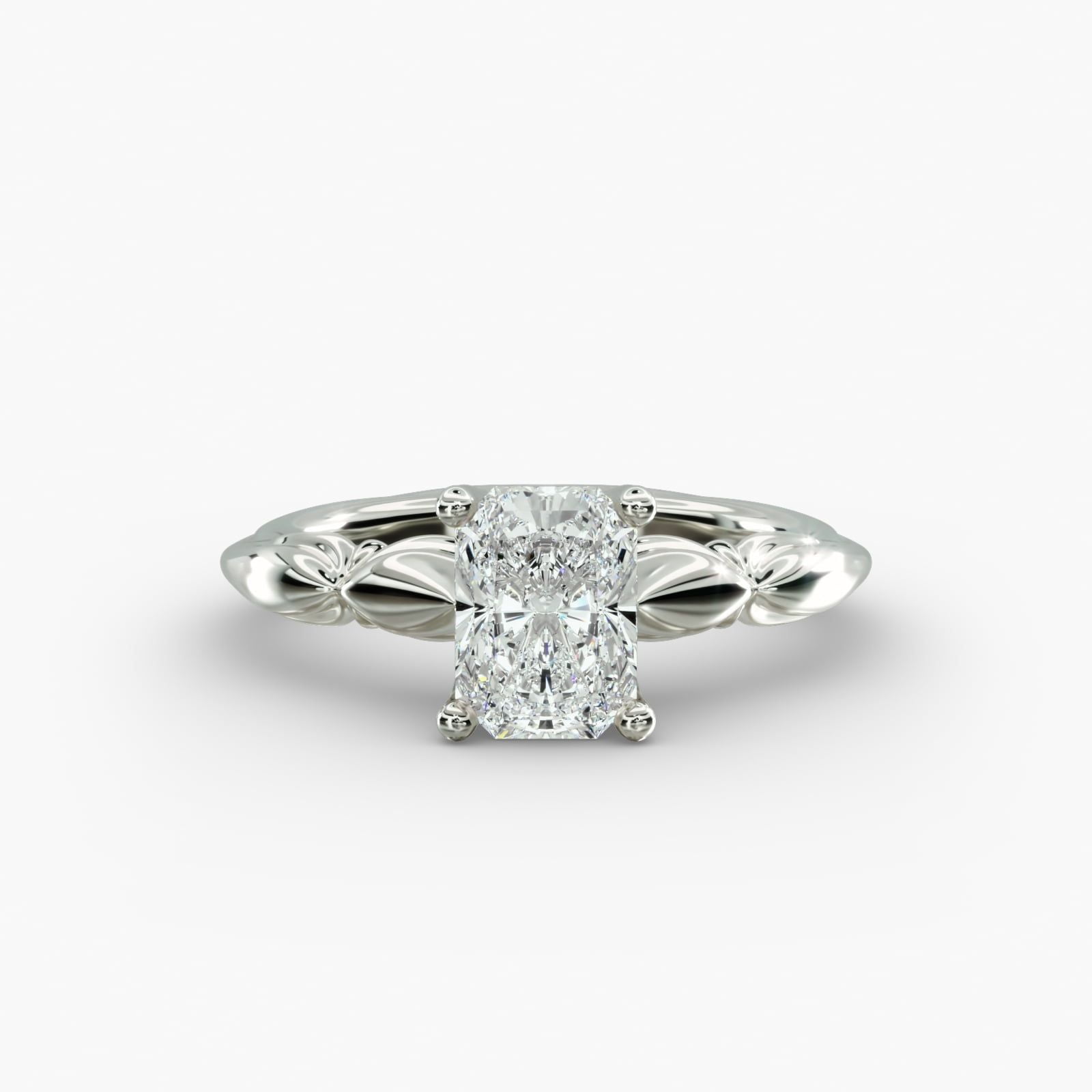 Amor Jewel Jewel Excellent 1.7 Ct Radiant Cut Lab Created Diamond ...