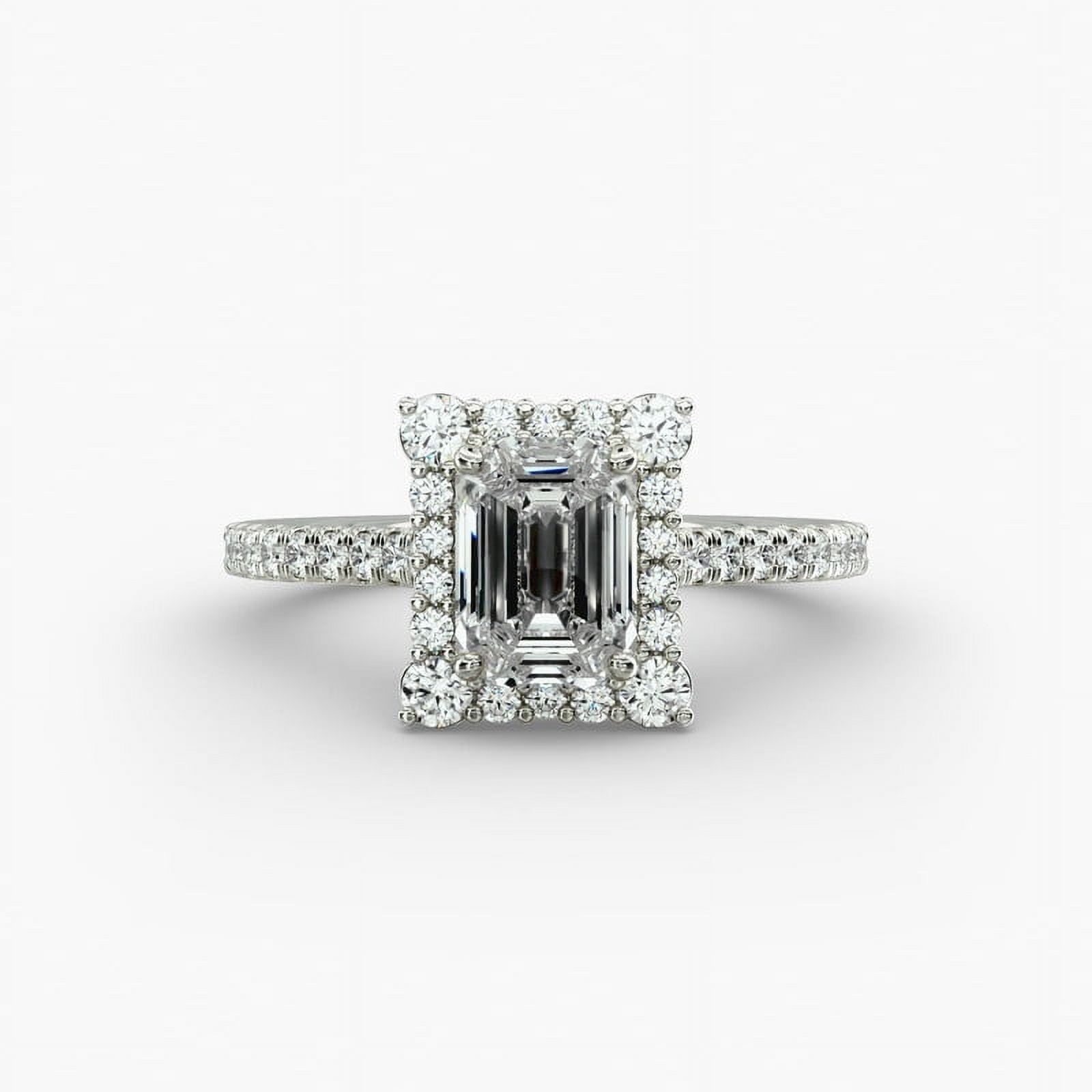 Amor Jewel Prong Set 1.5 Ct Pear Excellent Cut Lab Created Diamond Ring ...